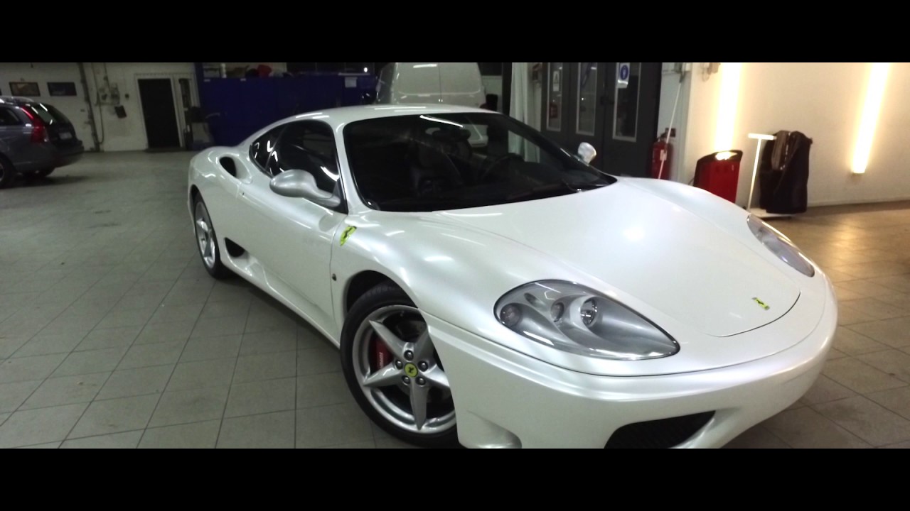 Ferrari Modena 360 - AUTOFOLIA - FOLIERING / CARWRAPPING - Pearl White ...