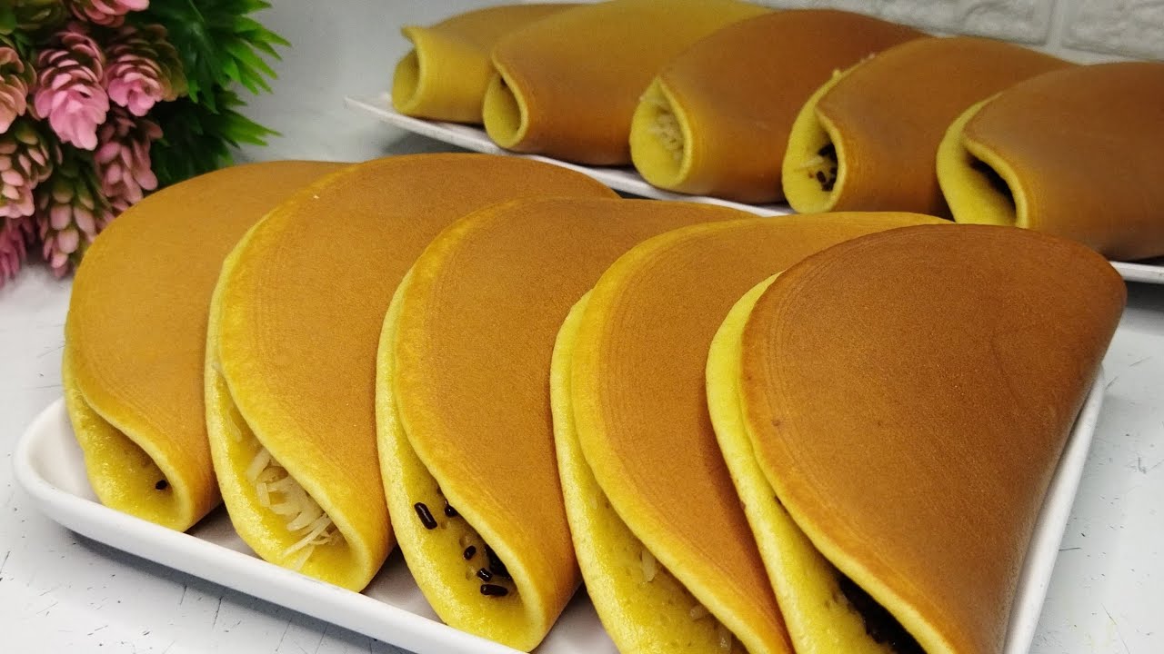 Cara Membuat Pancake Lipat Simple || Resep Pancake Lembut ‼️ - YouTube
