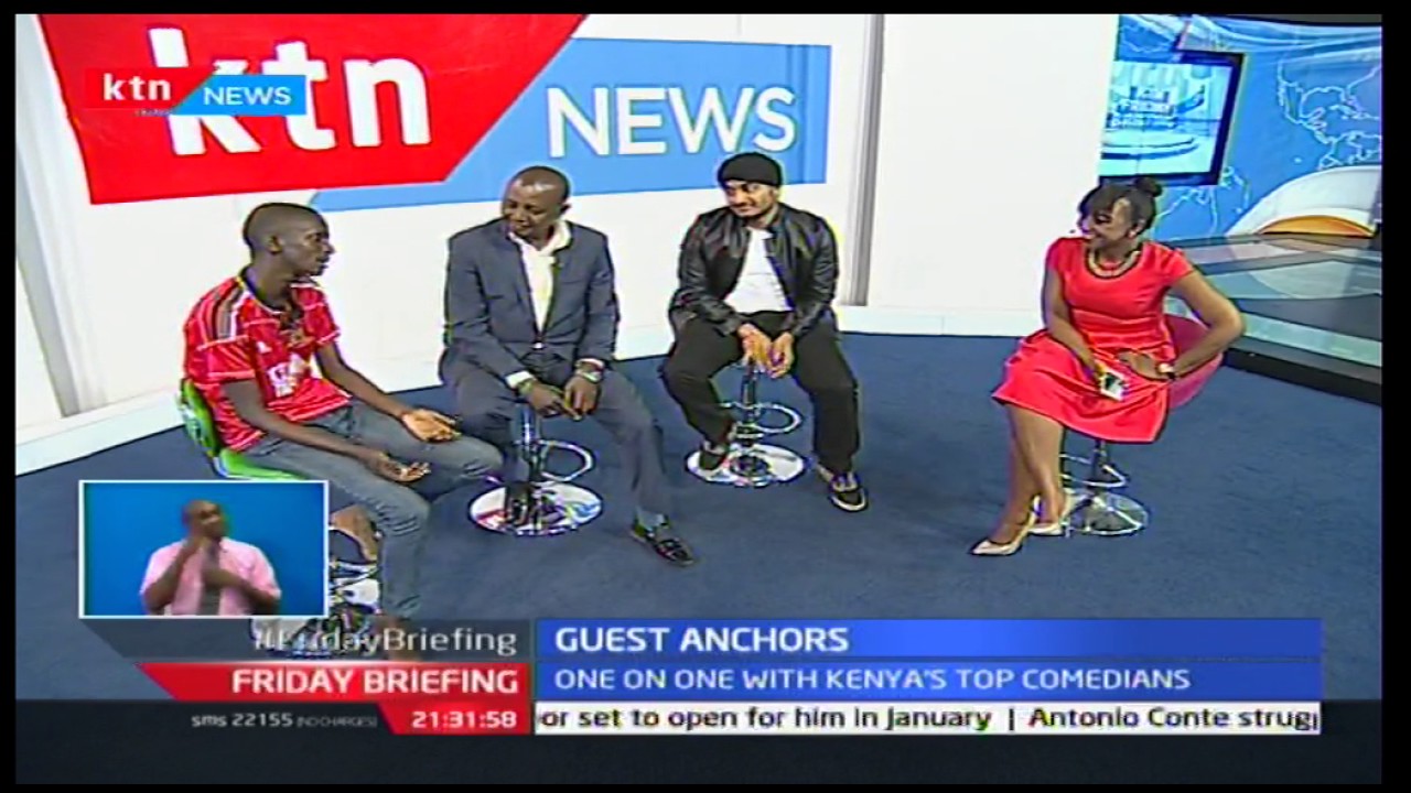 Friday Briefing : One on One with Kenya's top comedians ;Njugush, Amaan ...
