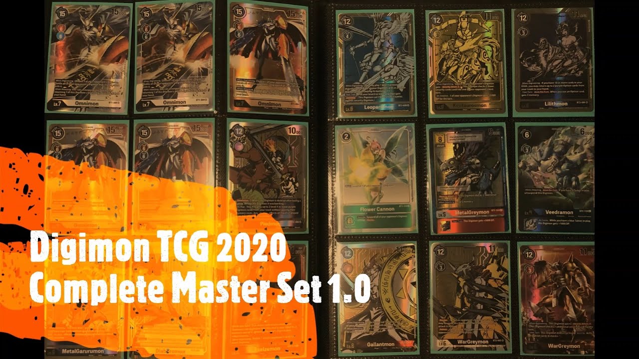 GIVING THE PEOPLE WHAT THEY WANT! Digimon TCG (2020) Master Set ...