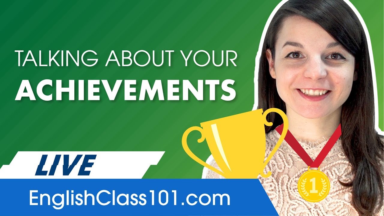 Talking about your Achievements in English - Basic English Phrases ...
