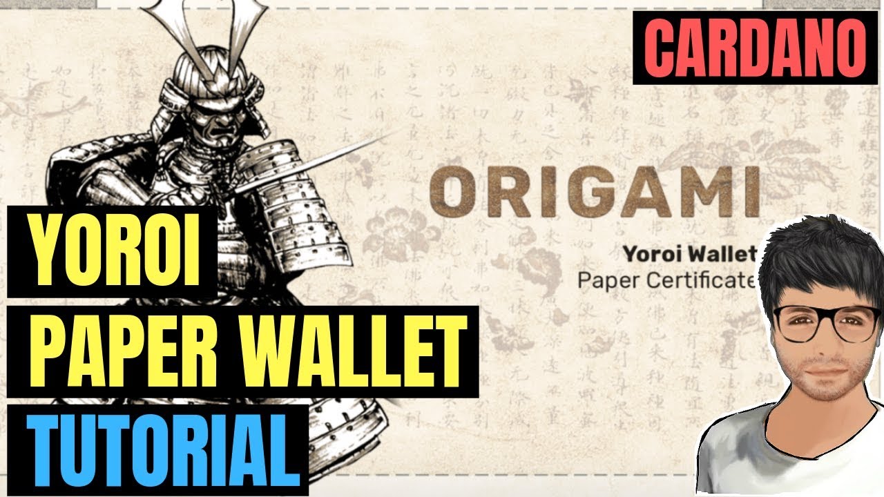 Cardano Yoroi - Create Paper Wallet and Restore Tutorial - Hindi - YouTube