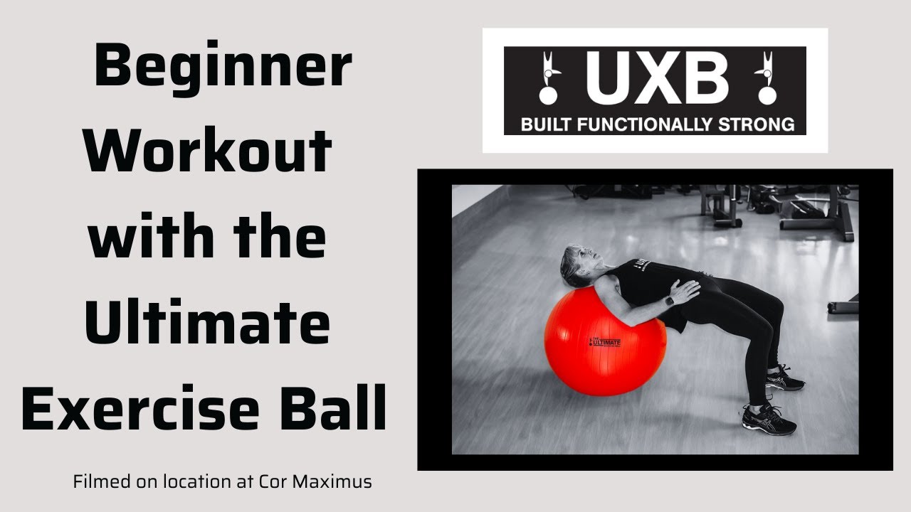 Beginner Ultimate Exercise Ball Workout 👏 - YouTube