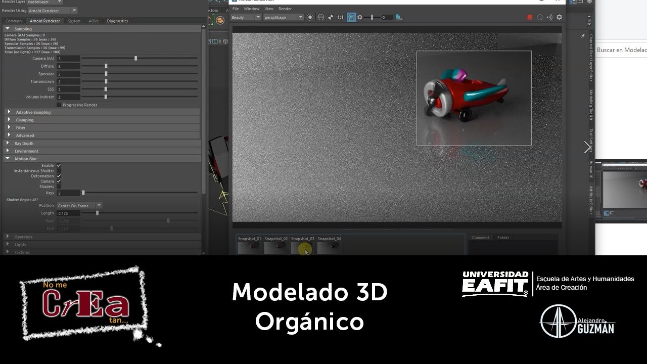motion blur desde arnold para maya - YouTube