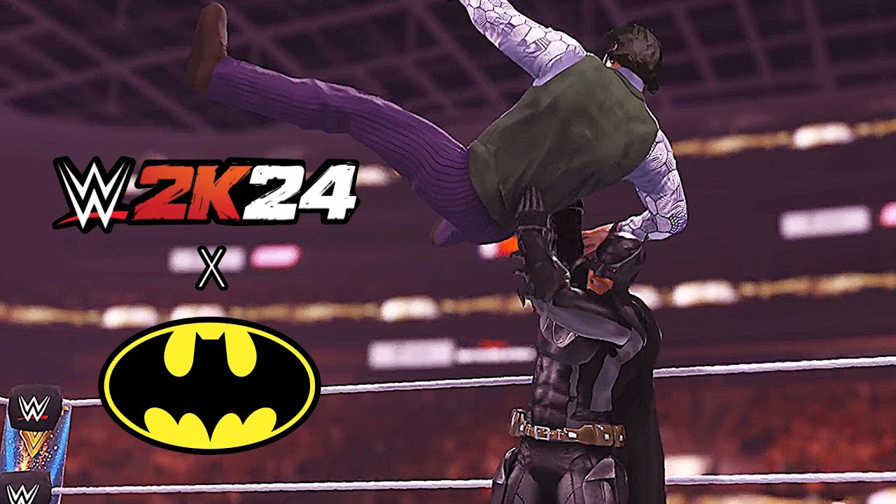 WWE 2K24 On PS5: Batman vs Joker For The WWE Championship! - YouTube