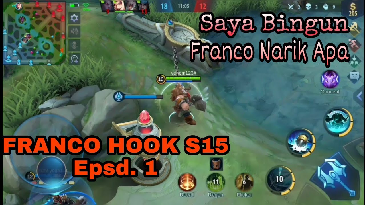 FRANCO HOOK MONTAGE EPS.1 | THE POWER OF FRANCO | MOBILE LEGEND - YouTube