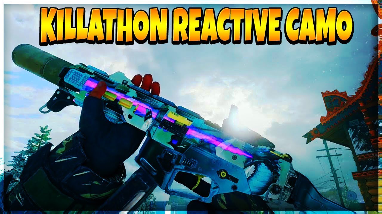 Call of Duty®: Black Ops 4 killathon reactive camo #CODBO4 - YouTube
