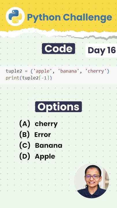 Negative Indexing in Python | Python Challenge Day 16 - YouTube