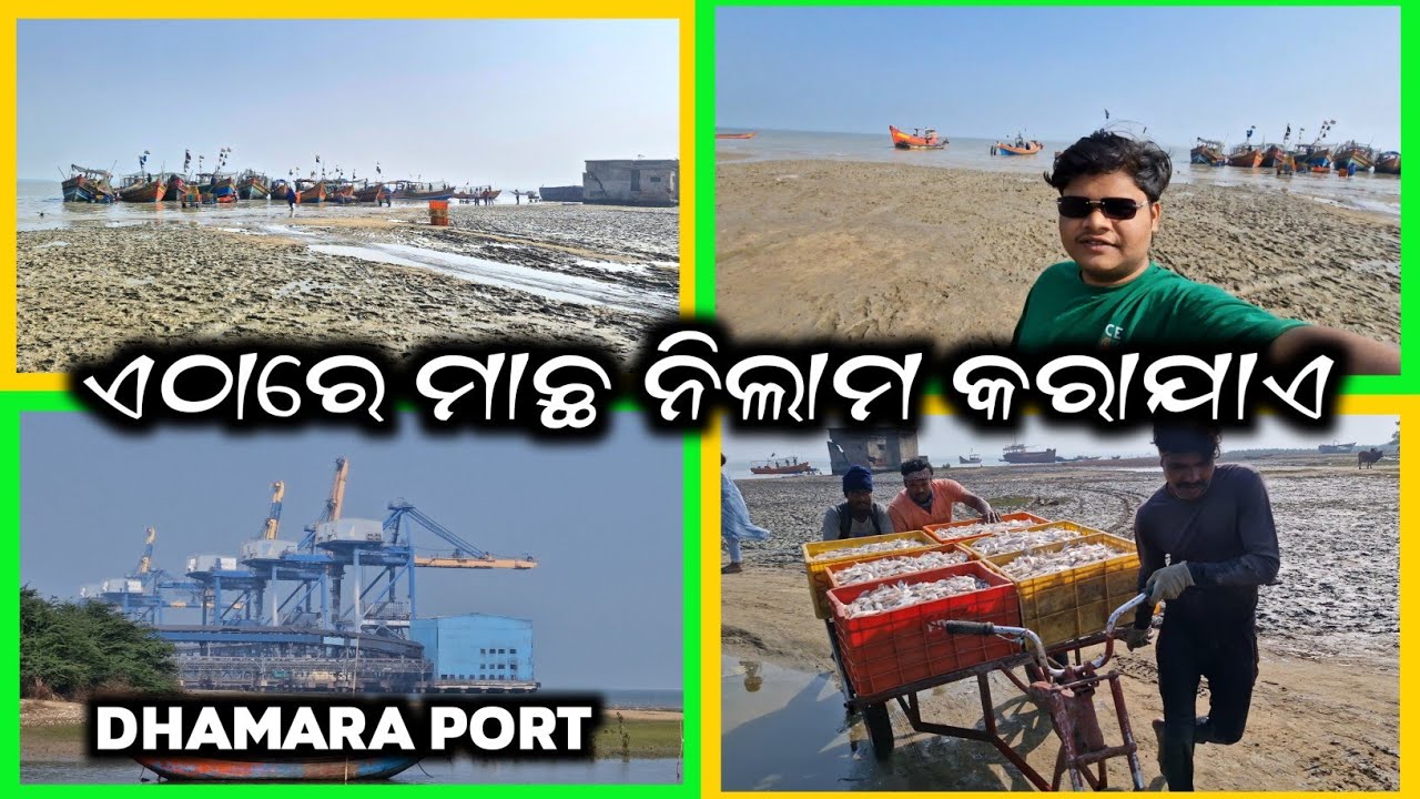 Day - 2 at Dhamara // Going To Dhamara Port // ଏଠାରେ ମାଛ ନିଲାମ କରାଯାଏ ...