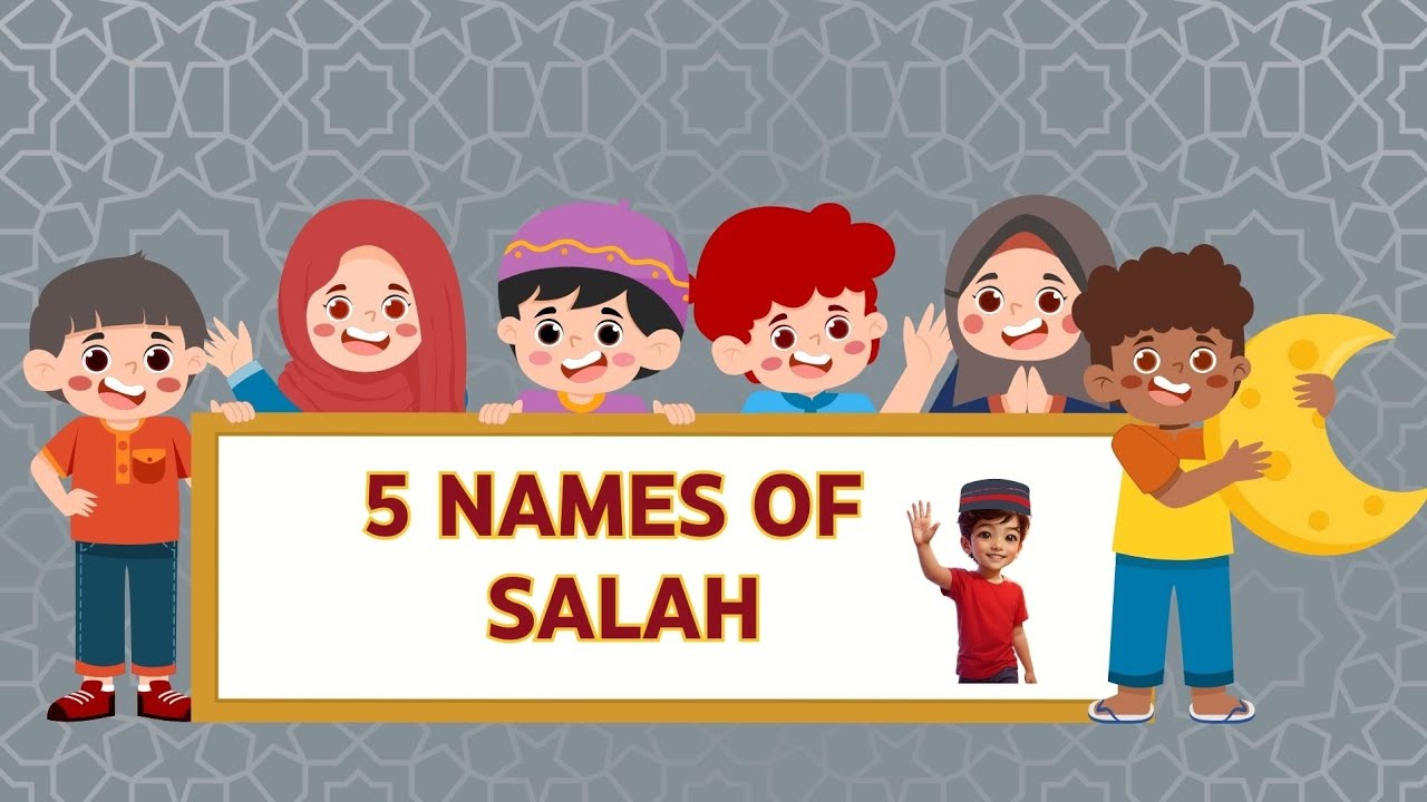 5 Names Of Salah | Five Prayers Name Of Muslims | 5 Salah In Islam # ...