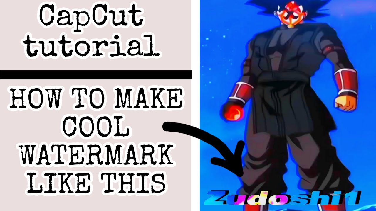 HOW TO MAKE COOL WATERMARK ON CAPCUT | 150K SUB SPECIAL - YouTube