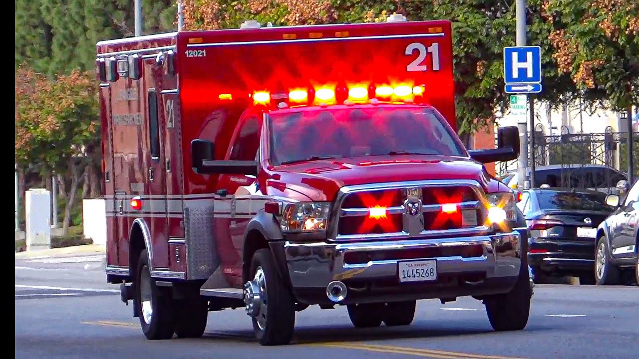 LAFD Rescue 21 Transporting - YouTube