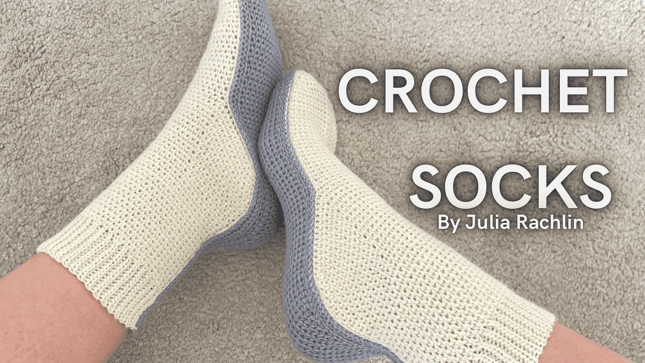 Crochet Socks Tutorial | Perfect Fit, Heel & Toe Shaping - YouTube