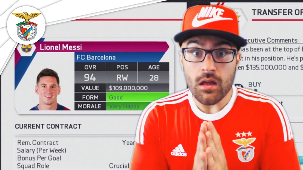 DID EVERYTHING FOR MESSI TO ACCEPT! FIFA 16 Benfica Career Mode #16 ...