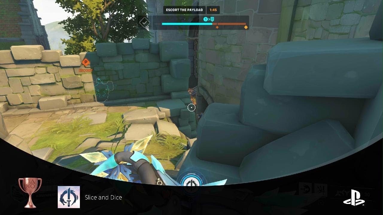 Slice and dice trophy/achivement genji overwatch 2 - YouTube