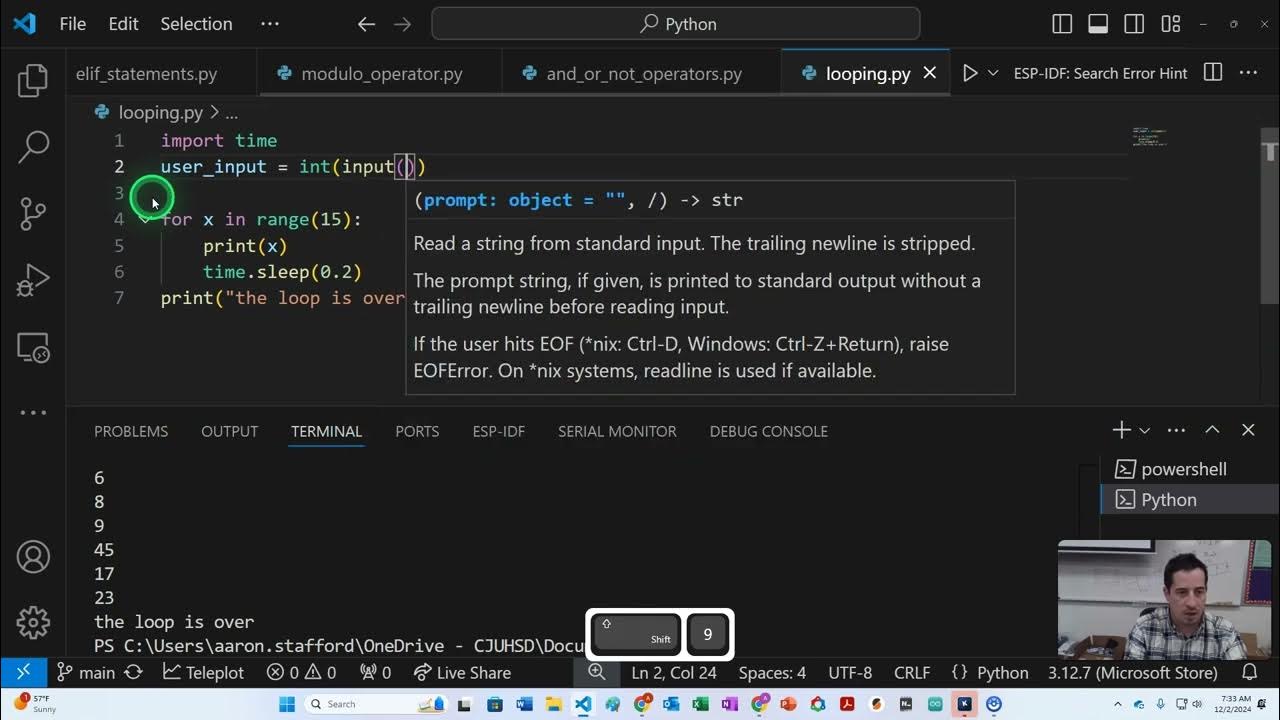 python looping - YouTube