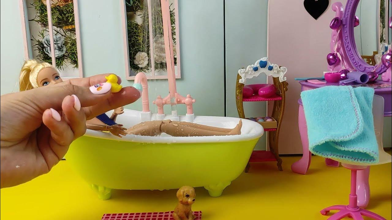 Настоящая ванна для кукол с душем из фикспрайса #dollhouse # ...