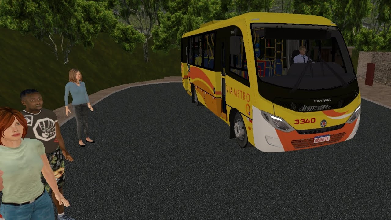 fazendo a linha morada do porto com 3340 da via metrô pt2 - YouTube