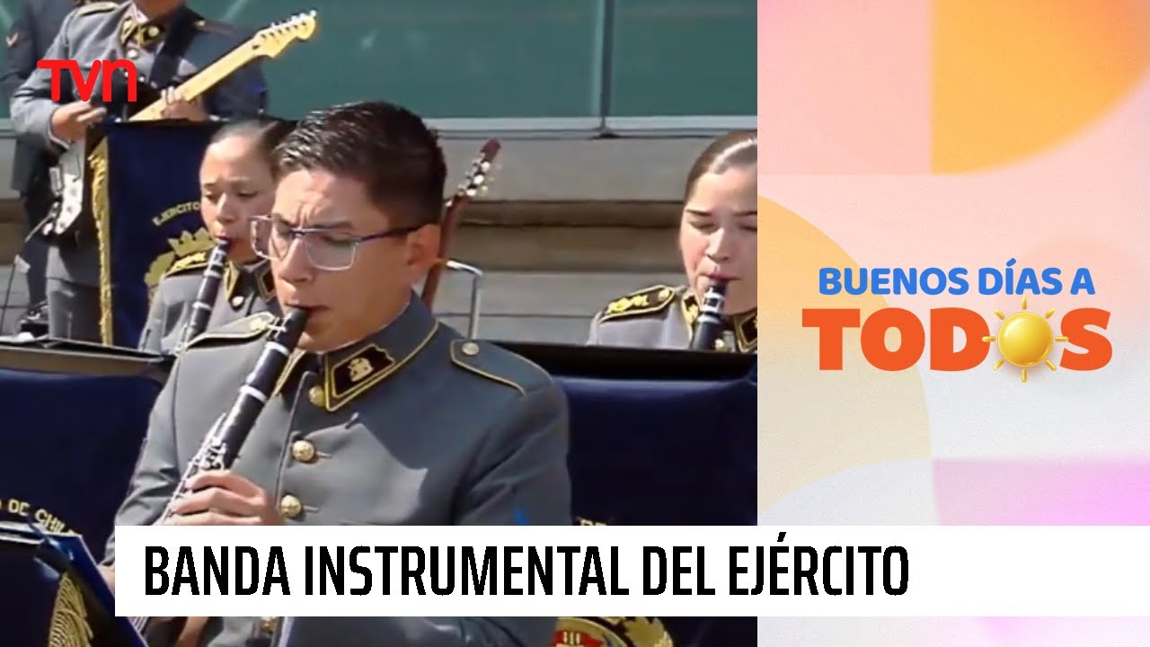 Revive la genial presentación de la Banda Instrumental del Ejército en ...