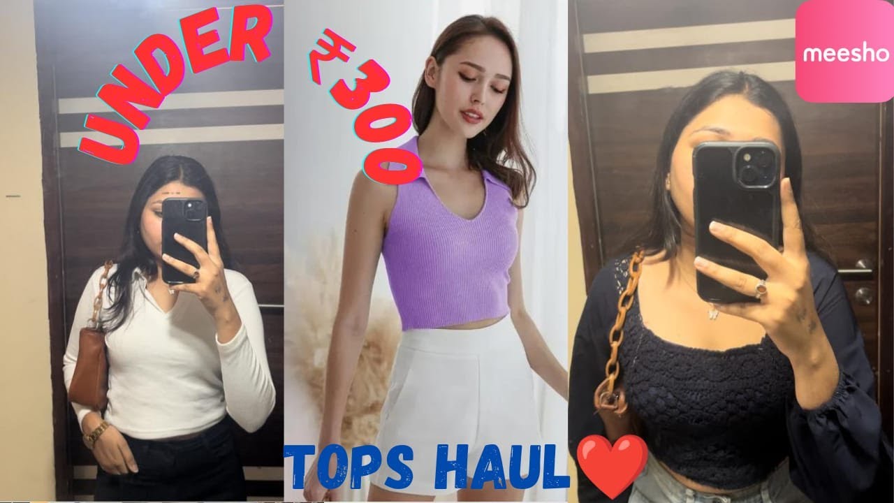 Meesho Haul | Under Rs 300/- | Meesho Tops Haul | Aishwarya Rokade - YouTube