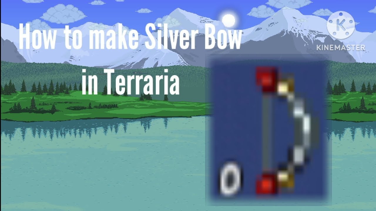 How to craft Silver Bow in Terraria - YouTube