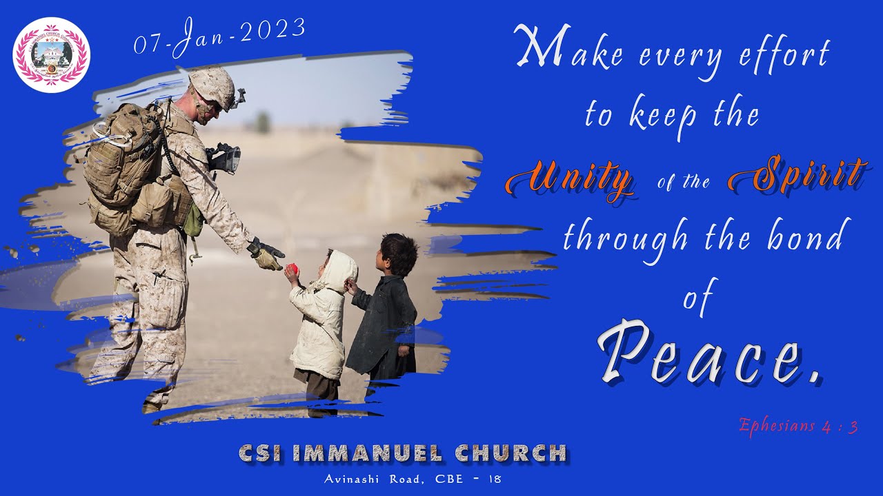 CSI IMMANUEL CHURCH - CBE - 18 | SUNDAY SERVICE| 07-JAN-2024 - YouTube CSI IMMANUEL CHURCH - CBE - 18 | SUNDAY SERVICE| 07-JAN-2024 - YouTube