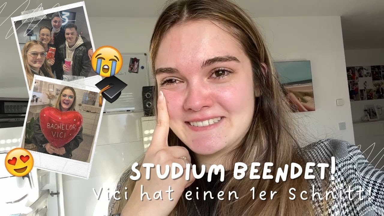 Studium BEENDET! Vici hat einen 1er SCHNITT 👩🏻‍🎓😍💪🏻| Hans&Wika - YouTube