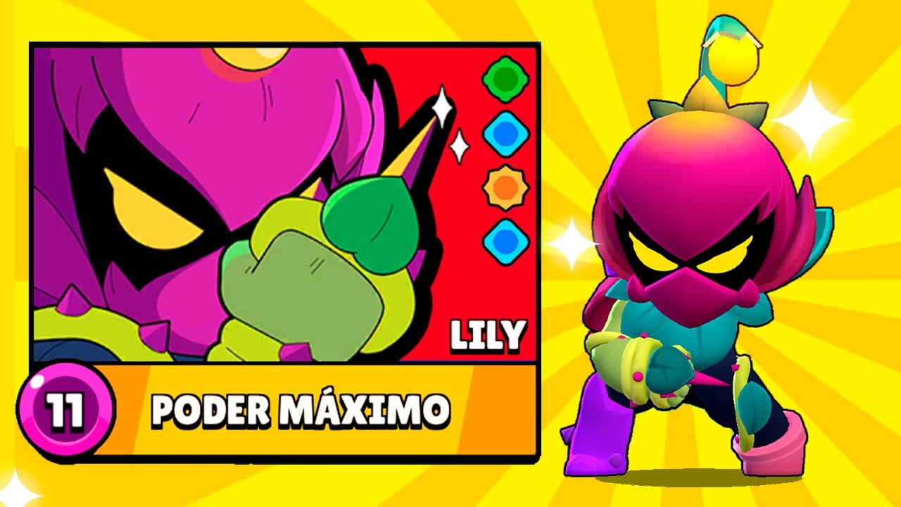 Essa é a nova Brawler Lily, a Mítica Vagalume Sombria - YouTube