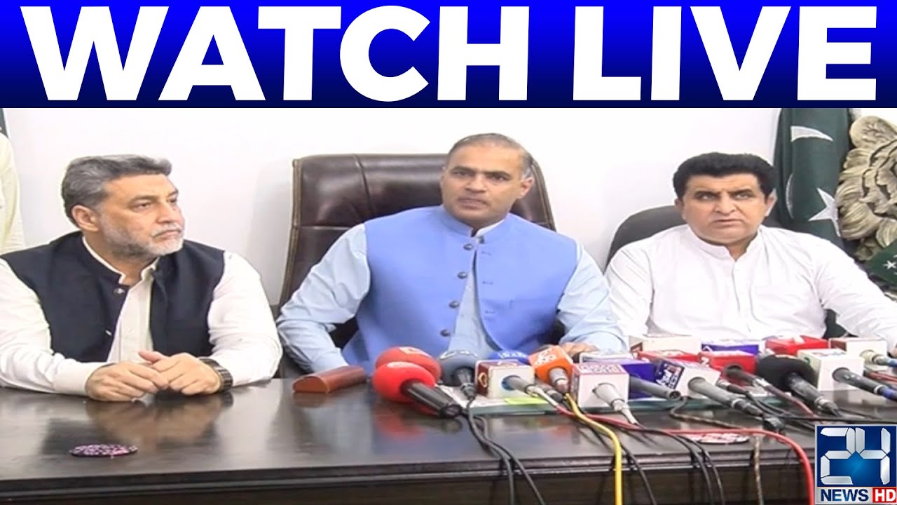 PML N Leader Abid Sher ALi Important Press Conference - YouTube