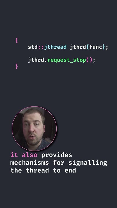 C++ std::thread vs std::jthread - YouTube