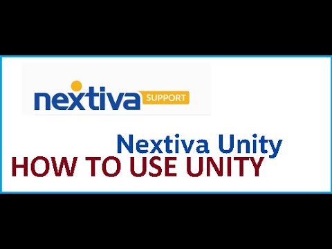 how to use nextiva unity desktop application - YouTube