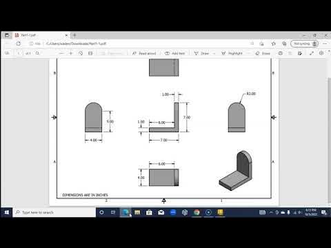 Autodesk Inventor Basics Tutorial Part 1 - YouTube