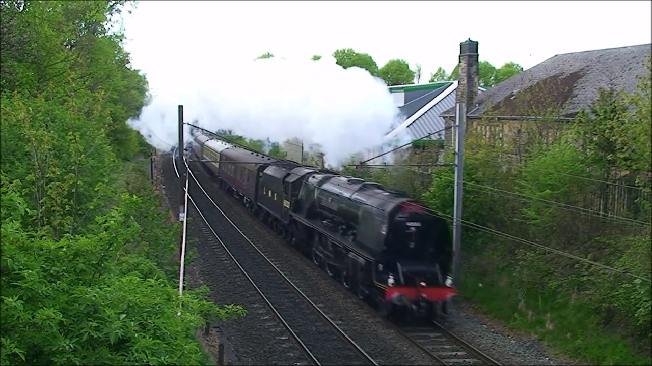 A Duchess steam engine - YouTube