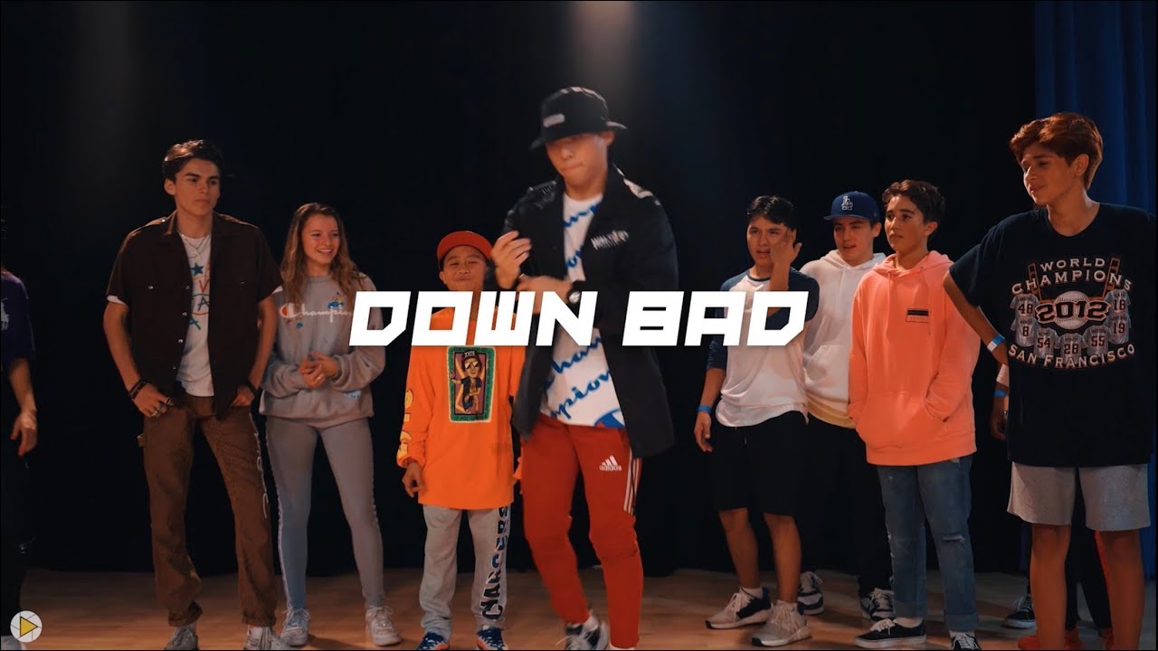 DOWN BAD | #GabeDeGuzmanChoreography - YouTube