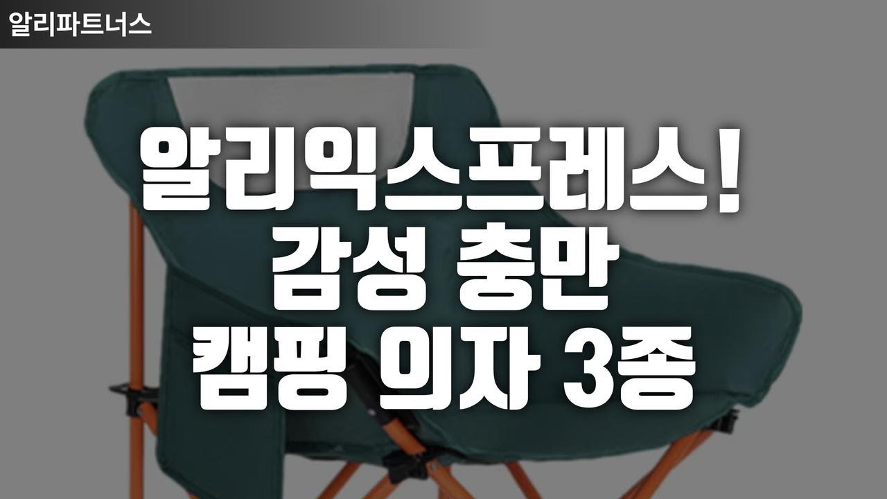 알리익스프레스에서 놓치면 아까운 가을 캠핑 필수템 캠핑의자 3종 알리익스프레스 가성비 초특가 유용한 아이디어 할인