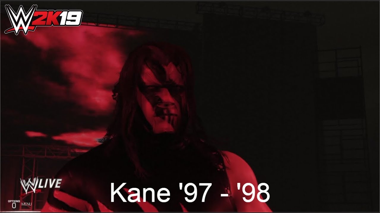 WWE 2K19 CAW Showcase - Kane '97 - '98 (CAW Version) - YouTube