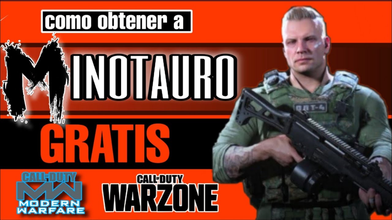 COMO DESBLOQUEAR A MINOTAURO EN WARZONE / OPERADOR GRATIS / Call of ...
