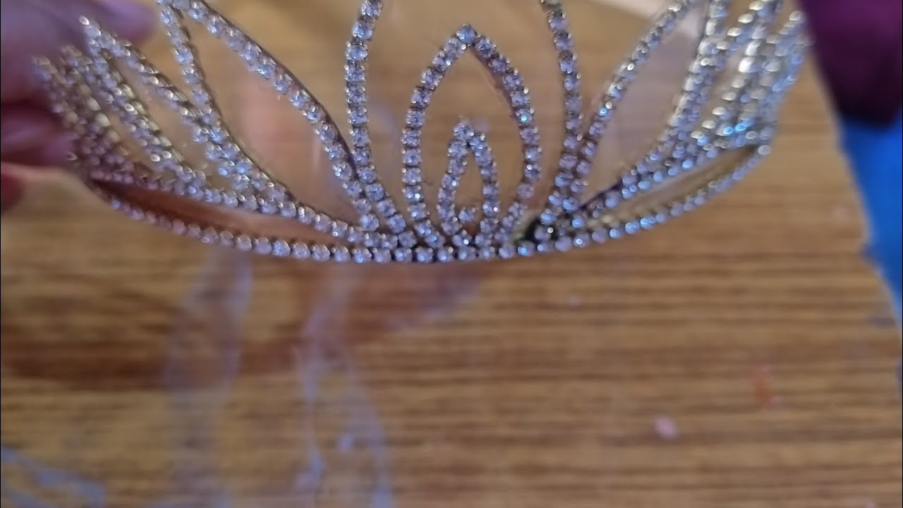 6. DIY / Tutorial How to make crown /Tiara headband / cara membuat ...