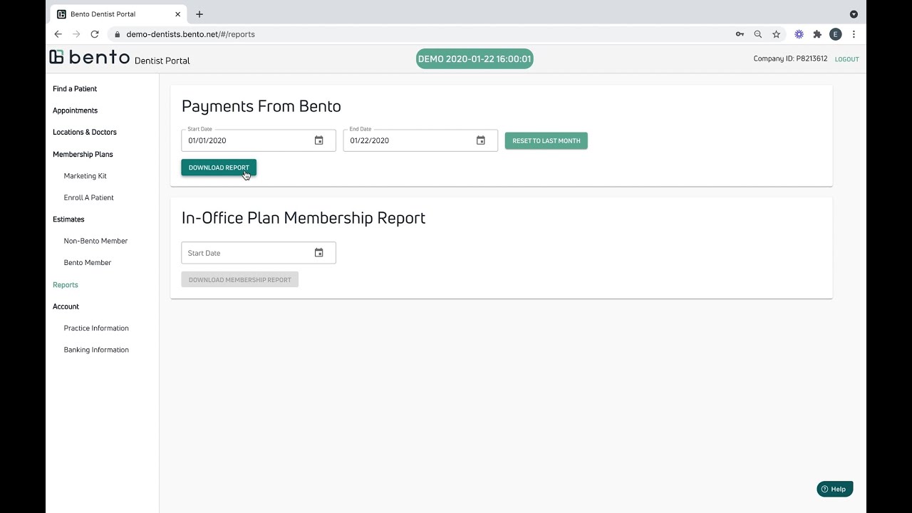 Advanced Reporting in the Bento Dentist Portal | Bento Dental - YouTube