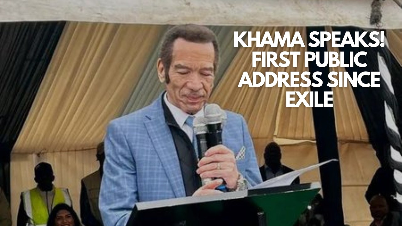 Ian Khama Returns as Kgosikgolo | First Address After 3 Years of Exile ...