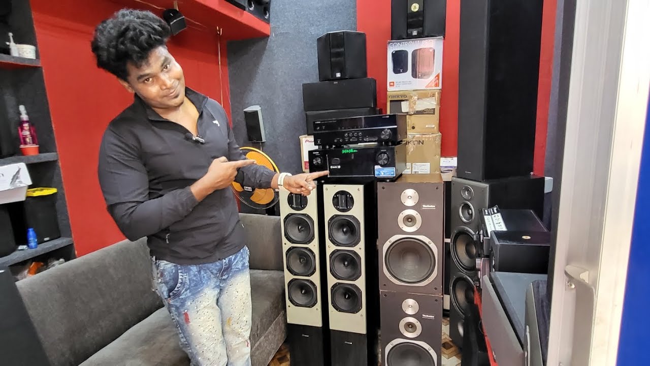 proson 4 way ribbon denon 4100 yamaha htr 3067 technics stereo call @8668120374 - YouTube