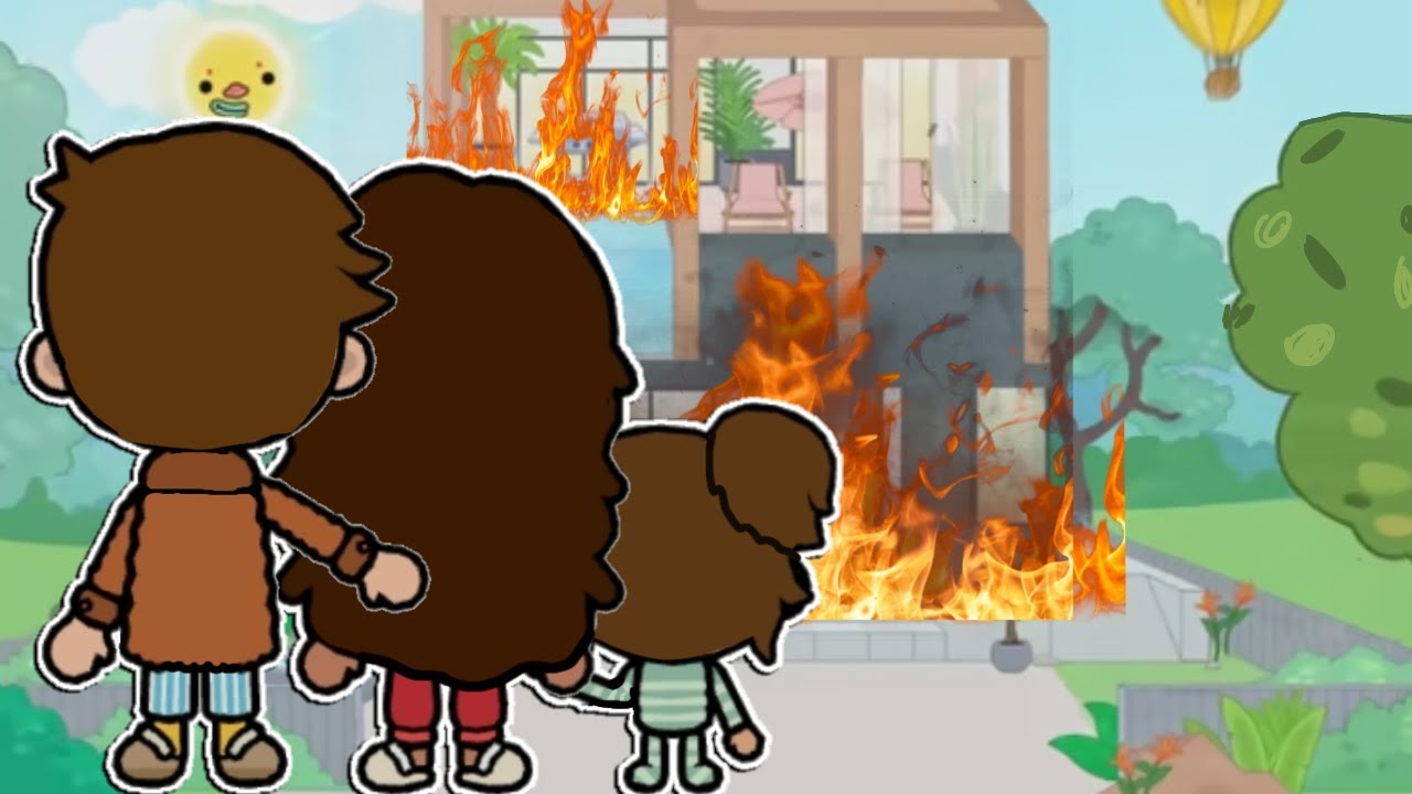 OUR HOUSE WENT ON FIRE 🔥🏡😭😱|| Toca Boca Family Roleplay|| WITH VOICE ...