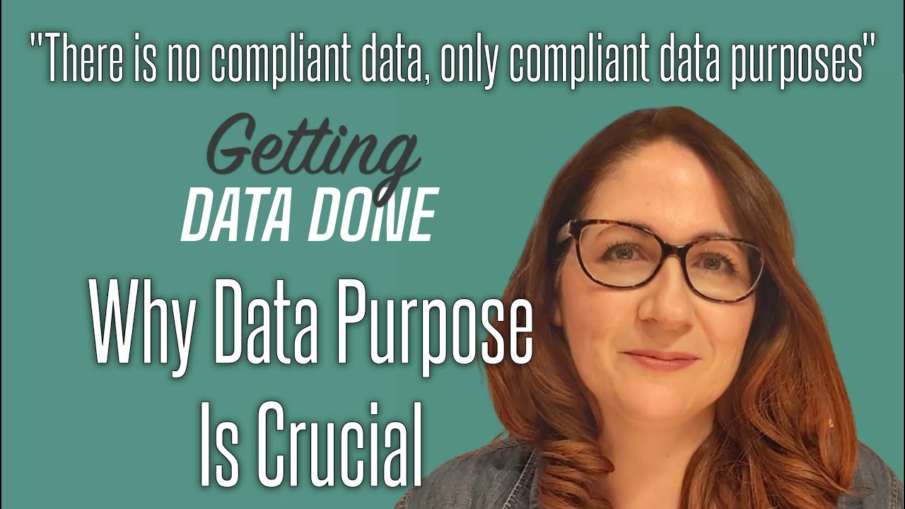 Why Data Purpose is Crucial - with Clare Paterson - YouTube