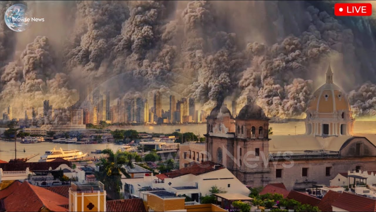 Terrifying Today! Live Footage of Mud Volcano Eruption in Antioquia ...
