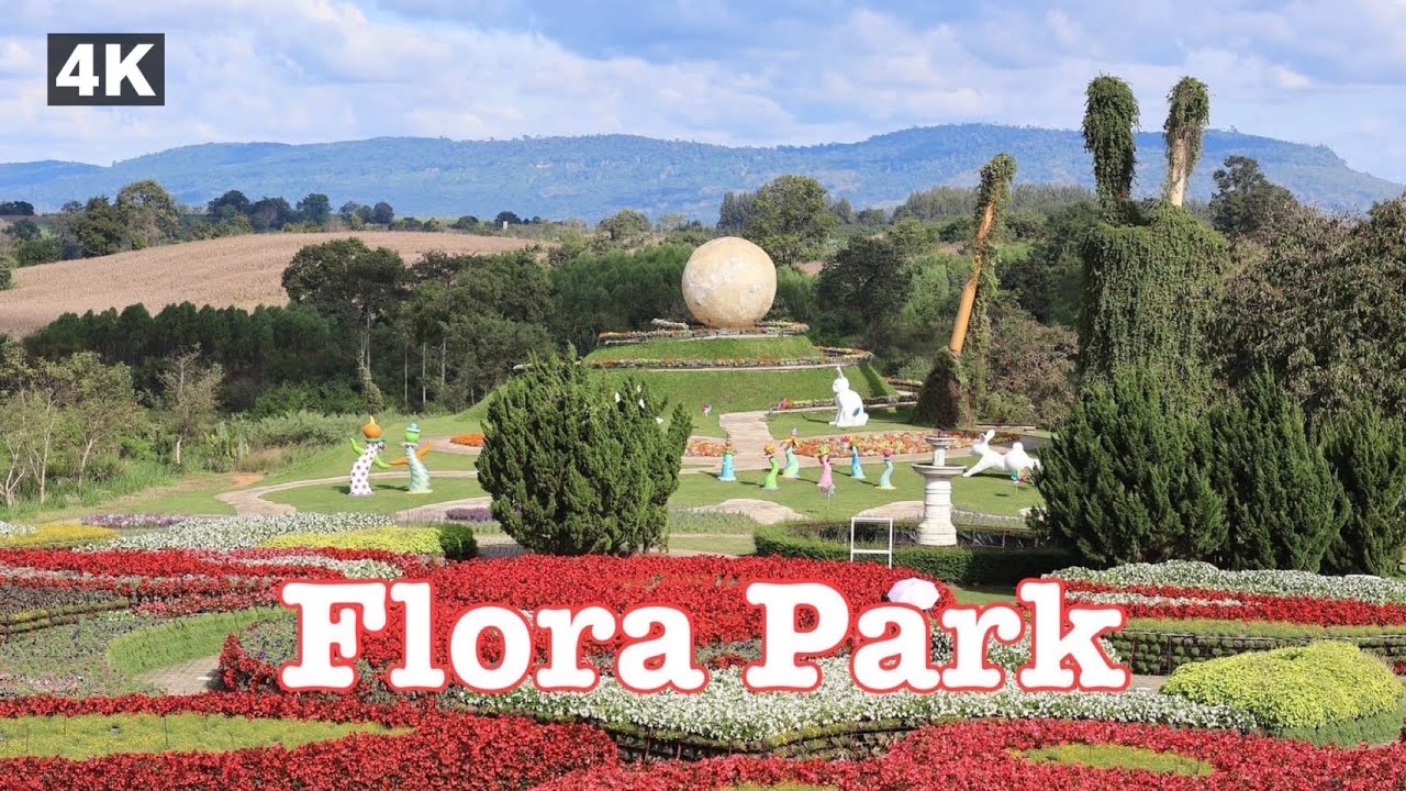 [4K🇹🇭] Walking Flora Park ฟลอร่าพาร์ค 2022 - YouTube