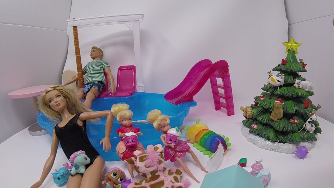 Barbie and Tinkerbell Christmas Special!!! -- Tink Toys - YouTube