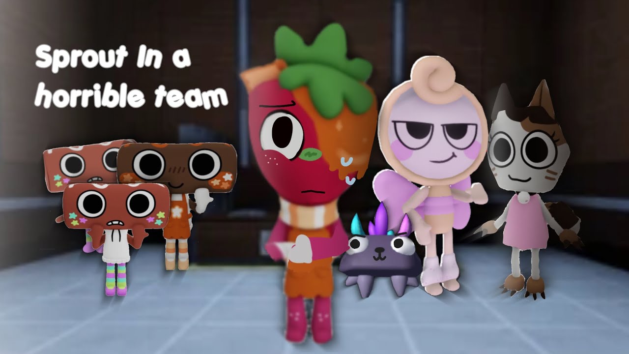 Sprout in a horrible team !! || Dandy’s world || #dandysworld - YouTube