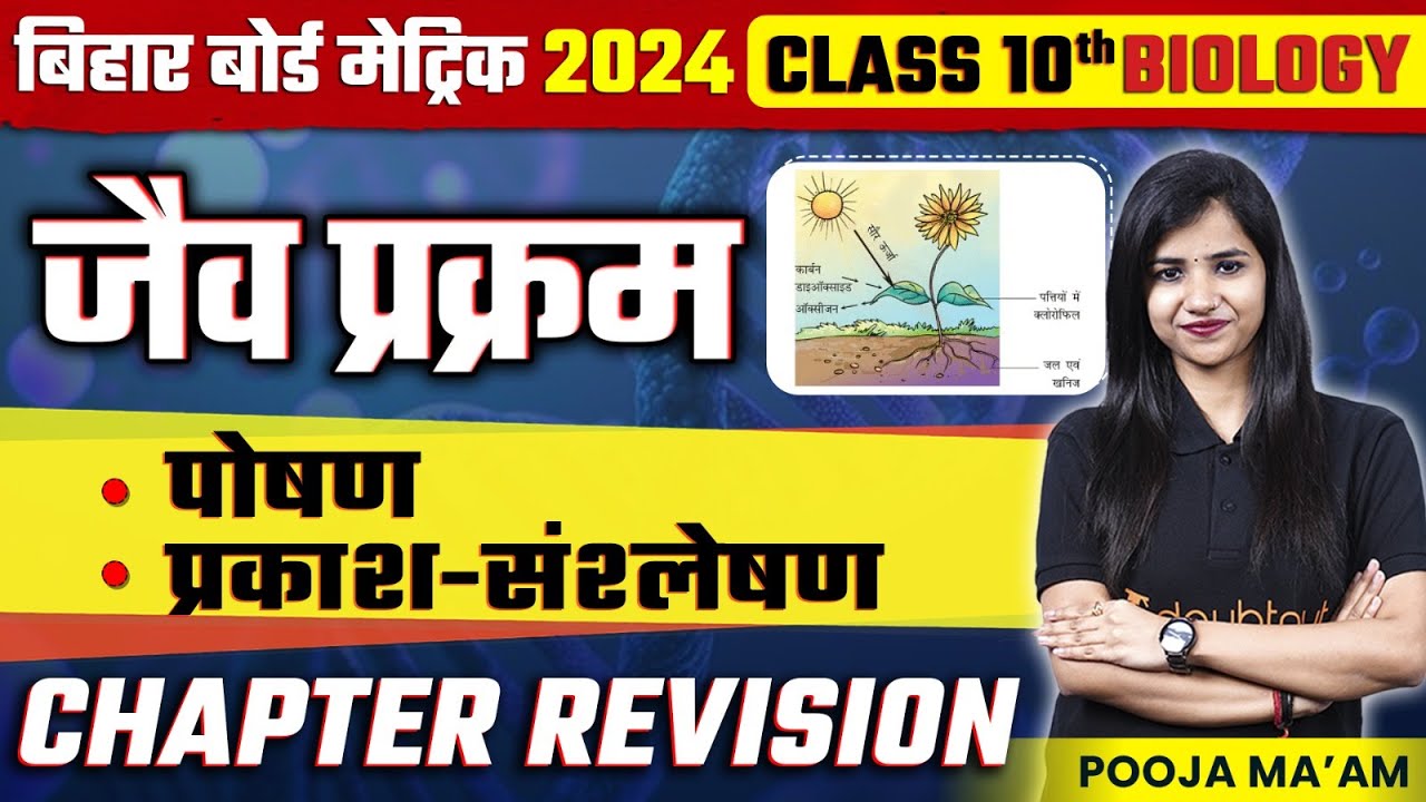 Biology Class 10 Chapter 1 Bihar Board | Life Processes | 10th Biology ...