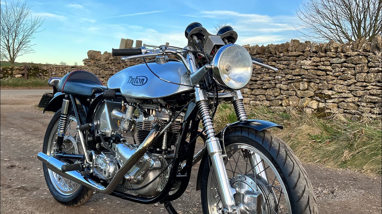 1959 Triton Cafe Racer 650cc Start Up ( WON by Nicholas L. from ...
