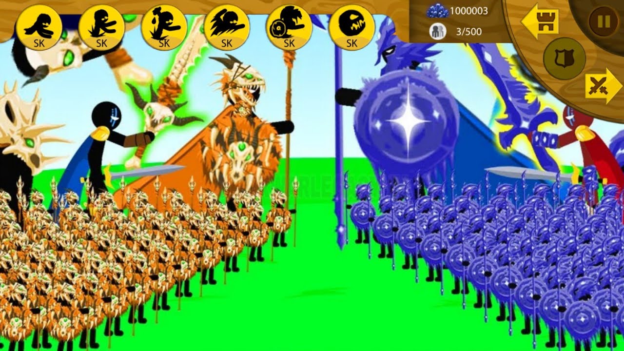 STICK FIGURE GRIFFON SAVAGE XIPHOS VS FINAL BOSS ICE XIPHOS | Stick War ...